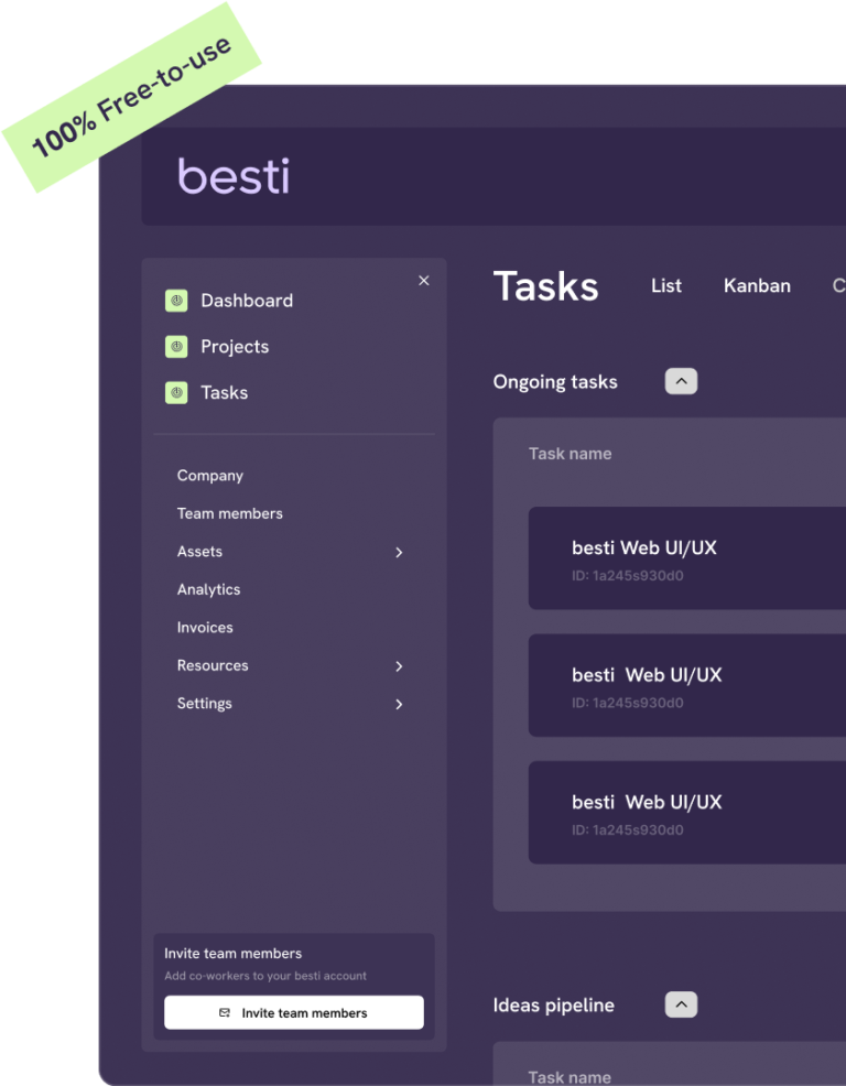 Besti - Smarter Work, Better Rewards for Freelancers