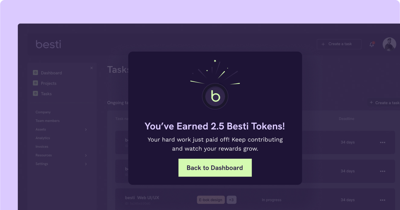 Besti - Smarter Work, Better Rewards for Freelancers